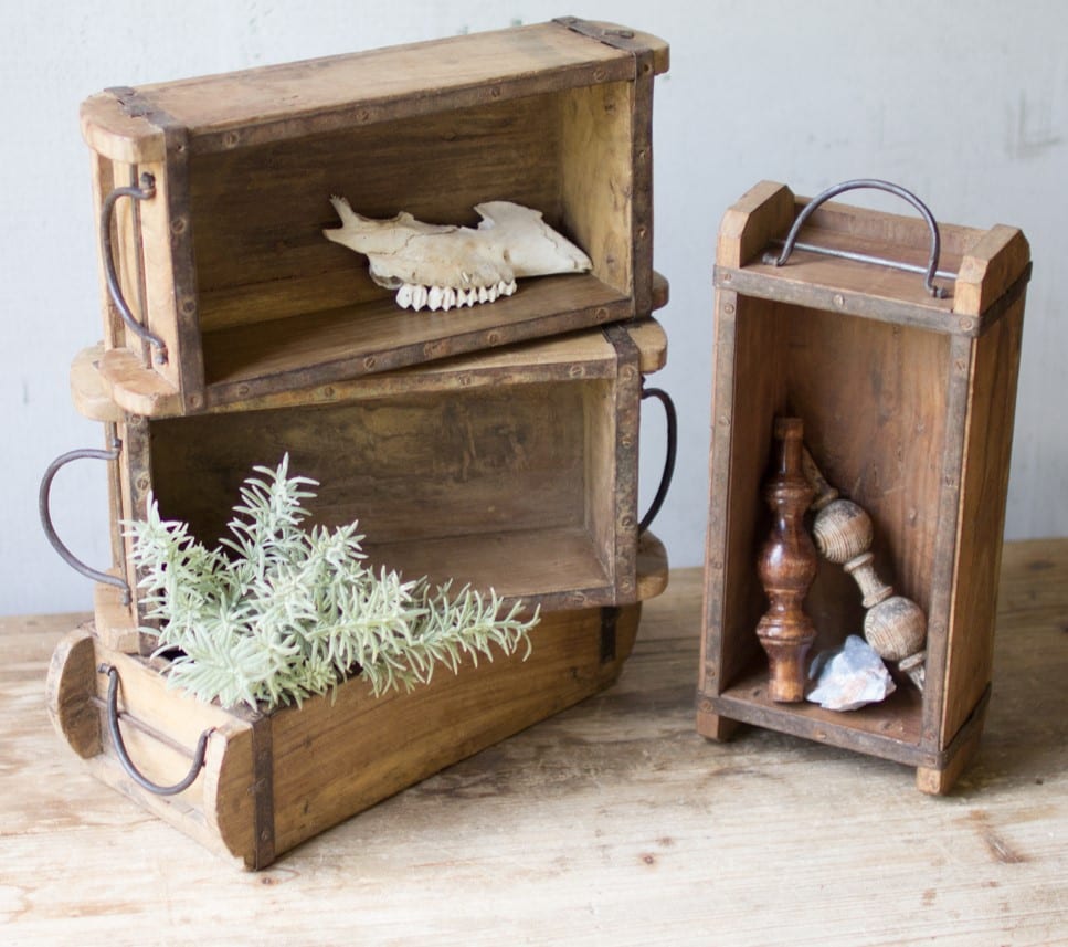 Antique Brick Box - Double